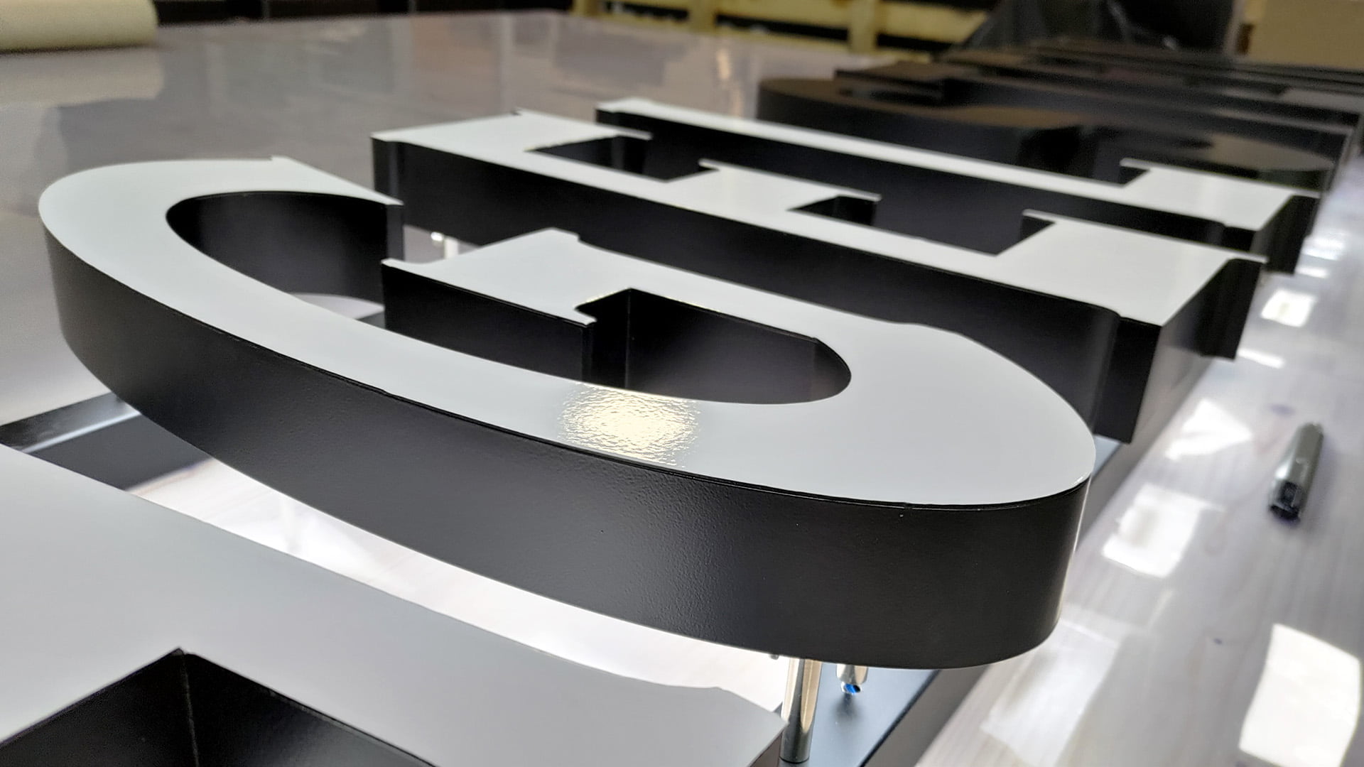 Blocs LED's Lettres Enseigne Lumineuse Personnalisée 33470