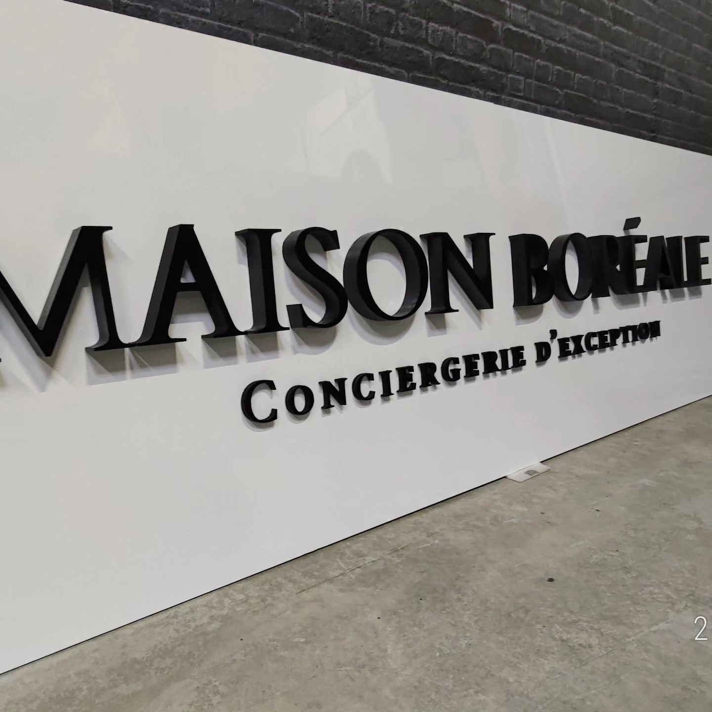 Lettres PVC relief Enseigne Bandeaux non lumineuse Arcachon 33